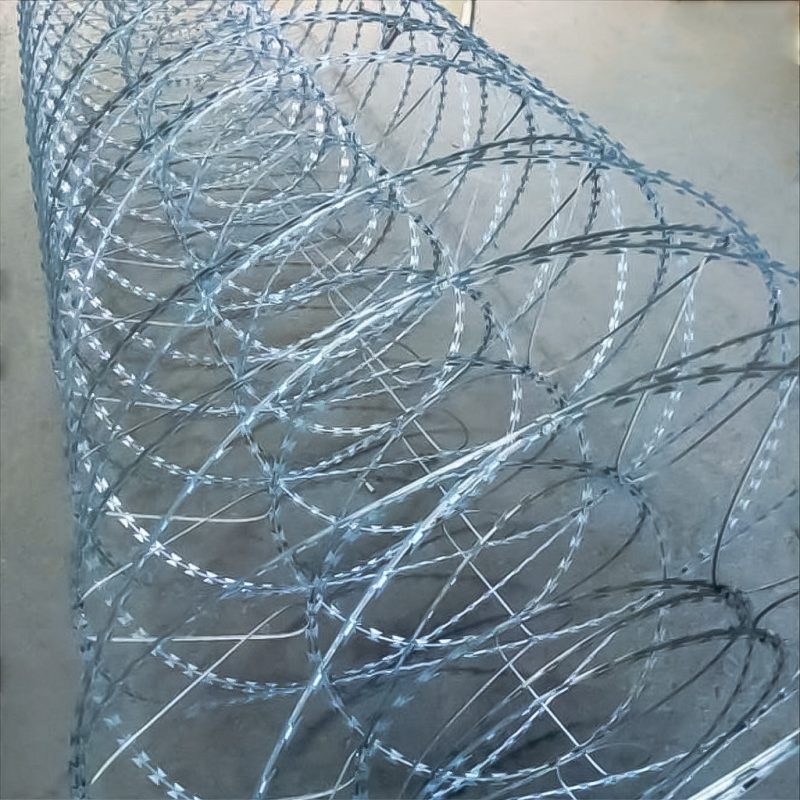 Double concertina à doubles lames – 2 réseaux – Galva B – Milironce